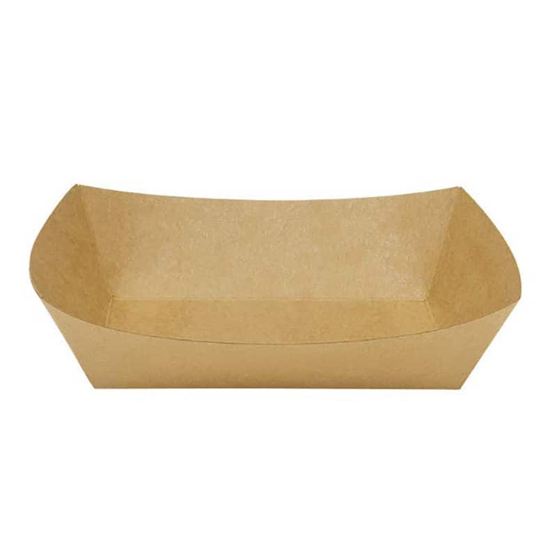 Kraft Paper Food Tray, 2 lb_Kraft (FP-FT200K) – Bento Box & More